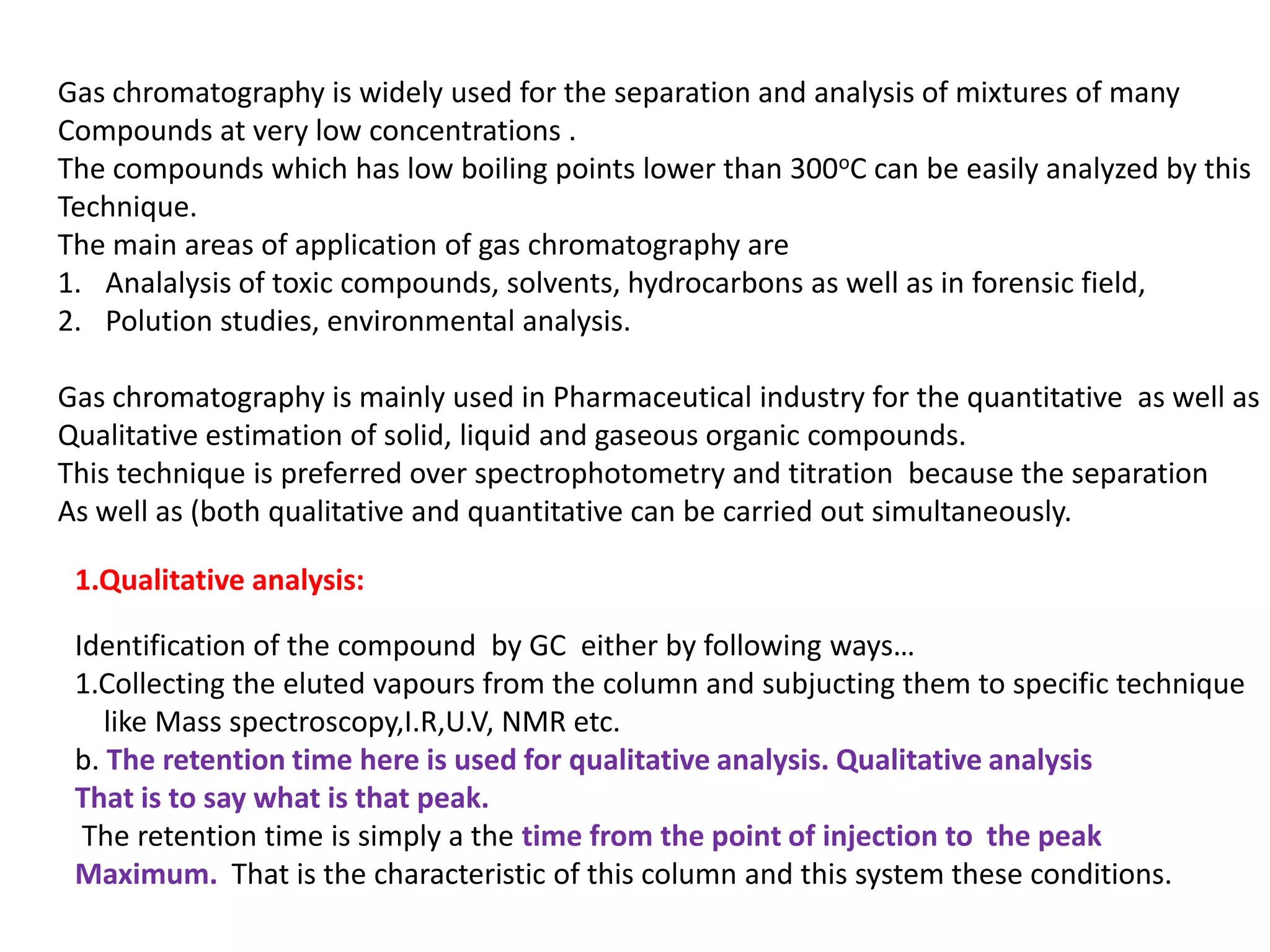 PHARMACEUTICAL APPLICATIONS OF GAS CHROMATOGRAPHY(GC), PHARMACEUTICAL ...