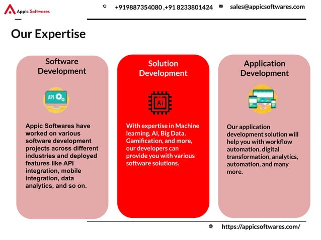 Appic Softwares portifilo | PPT