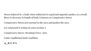 STENGTH OF MATERIALS | PPT