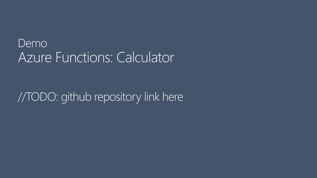 Azure Functions And Serverless Computing Pptx