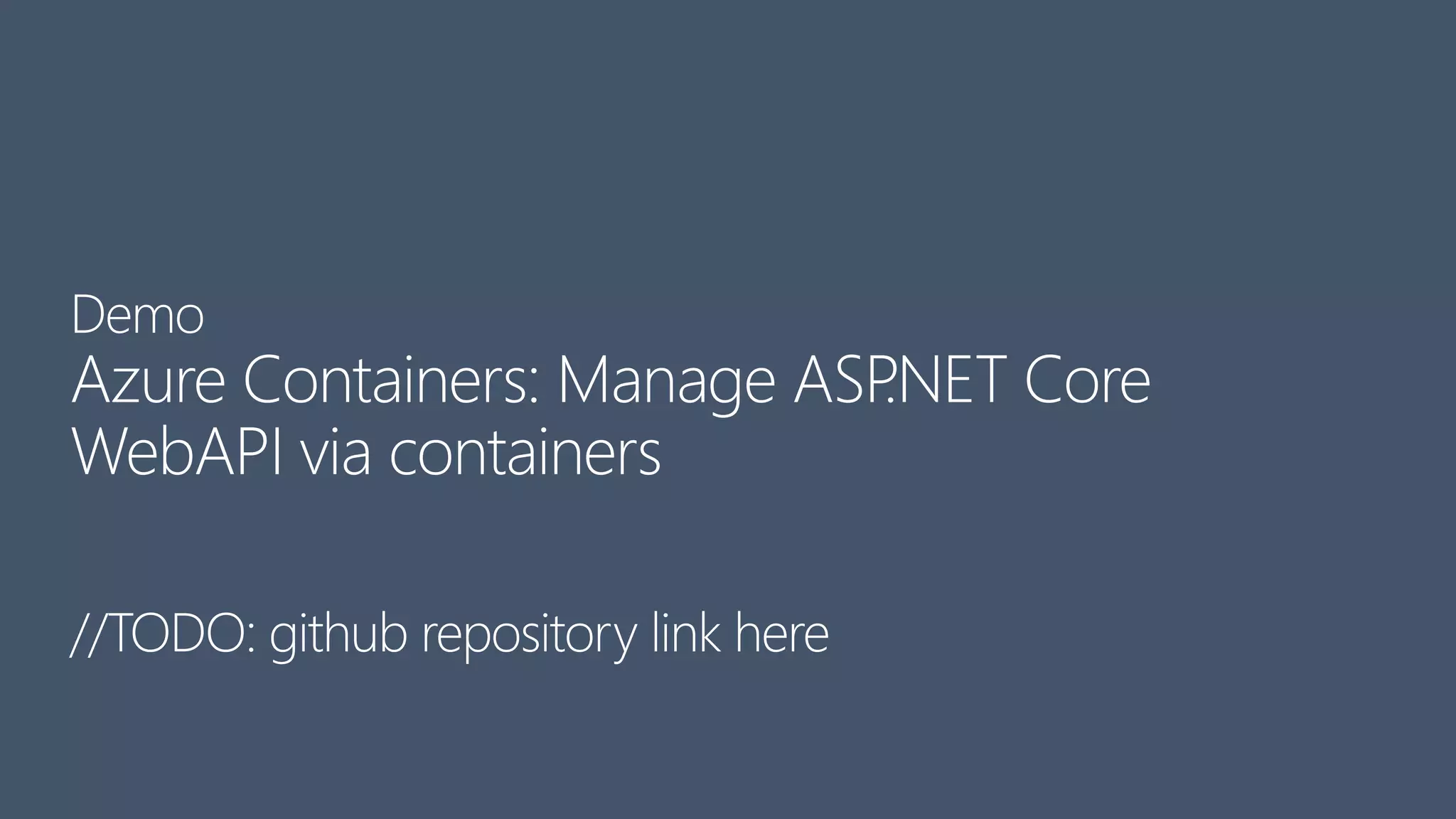Containerization With Microsoft Azure Ppt