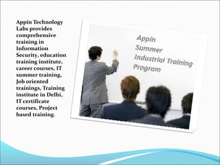 Appinppt | PPT | Vocational Training | Careers