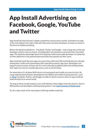 App Install Advertising Guide | PDF