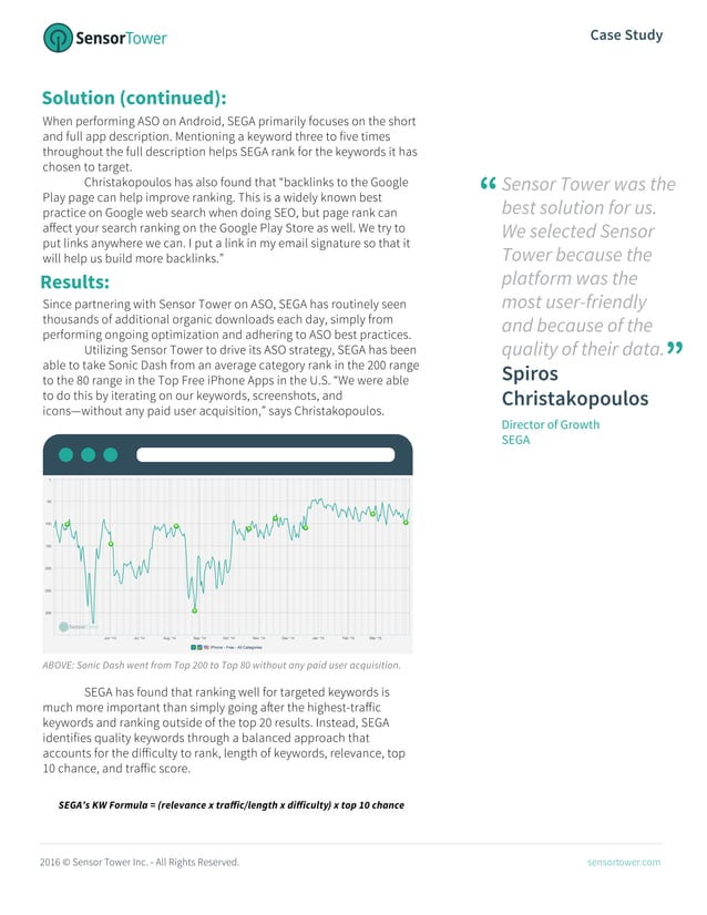 Case Study: SEGA | PDF