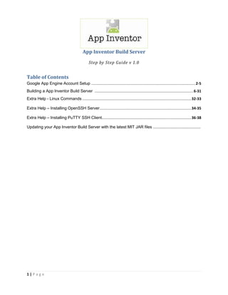 App inventor bs-sbs-v1.0 | PDF