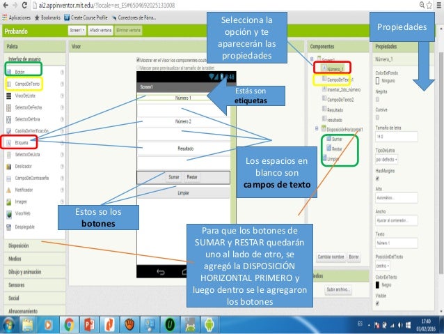 App inventor 2 (parte I)