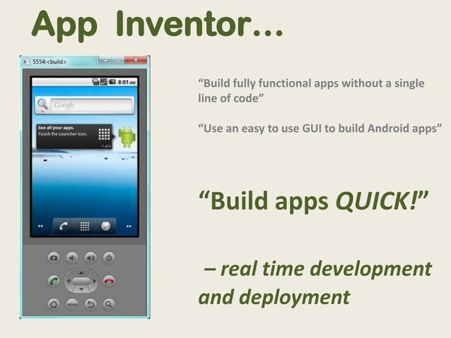 App inventor presentation | PPTX