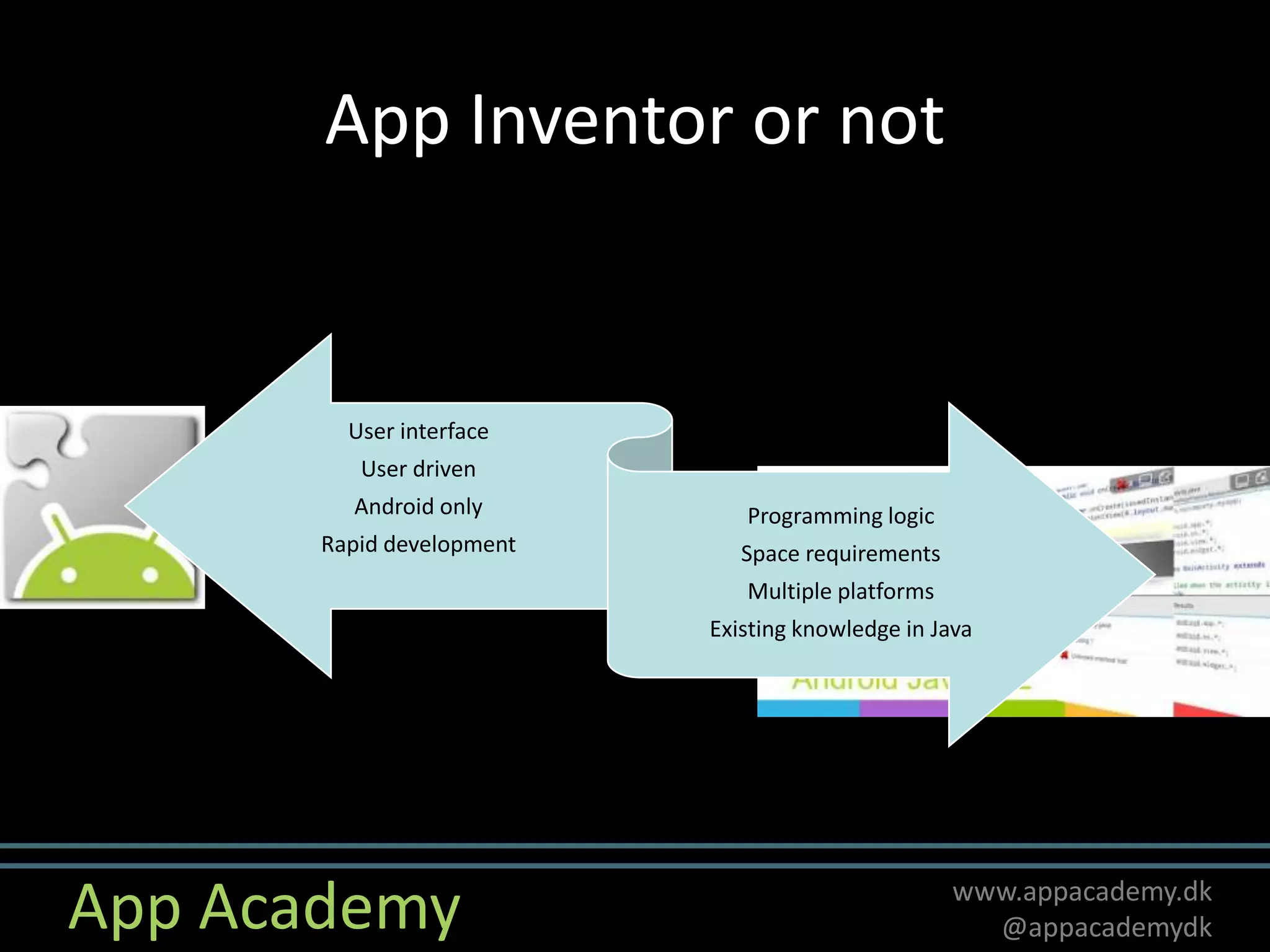 App inventor workshop [App Academy] | PPT