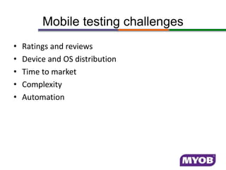 Cross platform test automation using Appium | PPSX