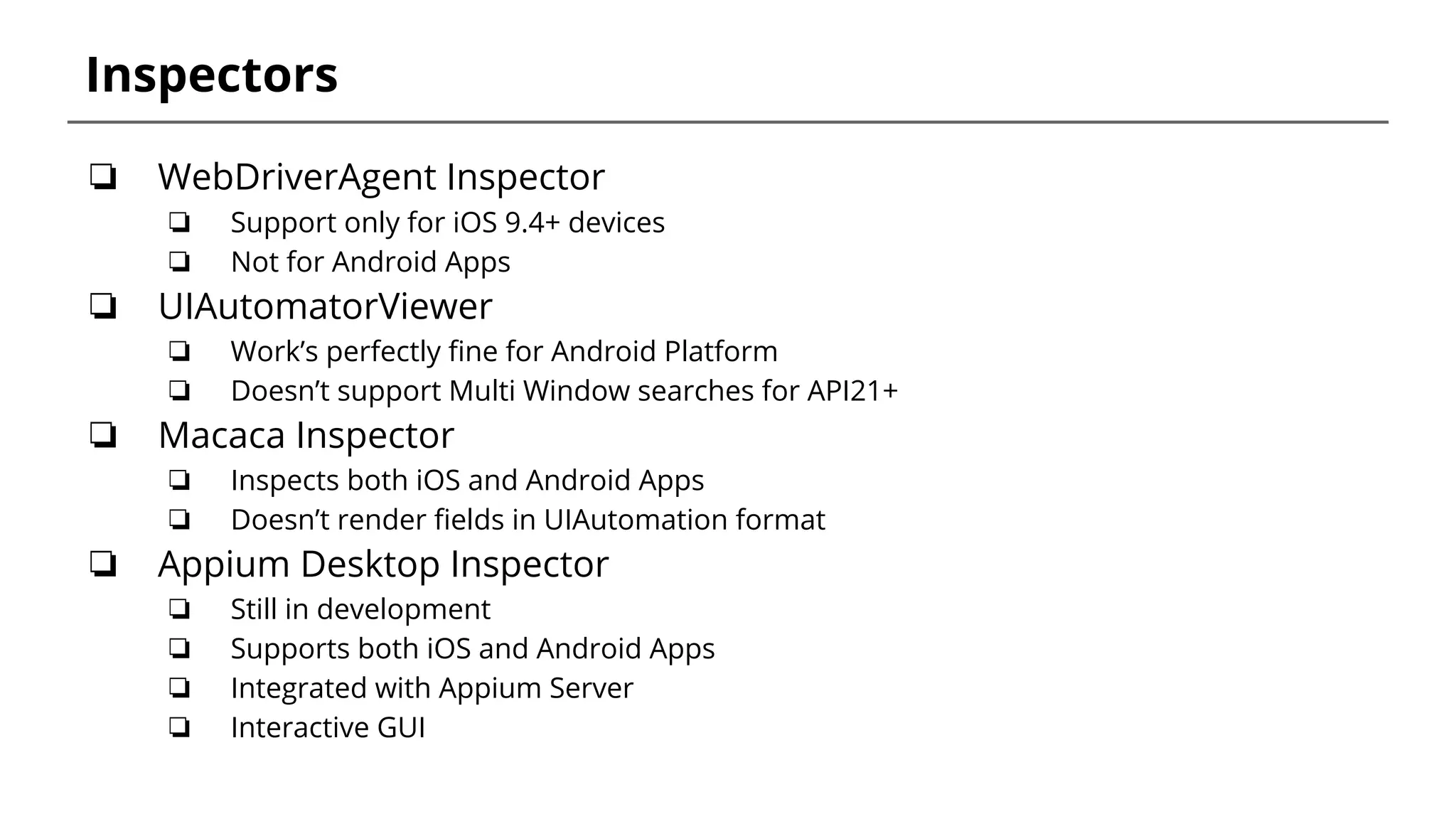 Future Of Mobile Automation Appium Steals It Ppt