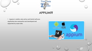 Appium- part 1 | PPT
