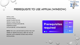 Appium- part 1 | PPT