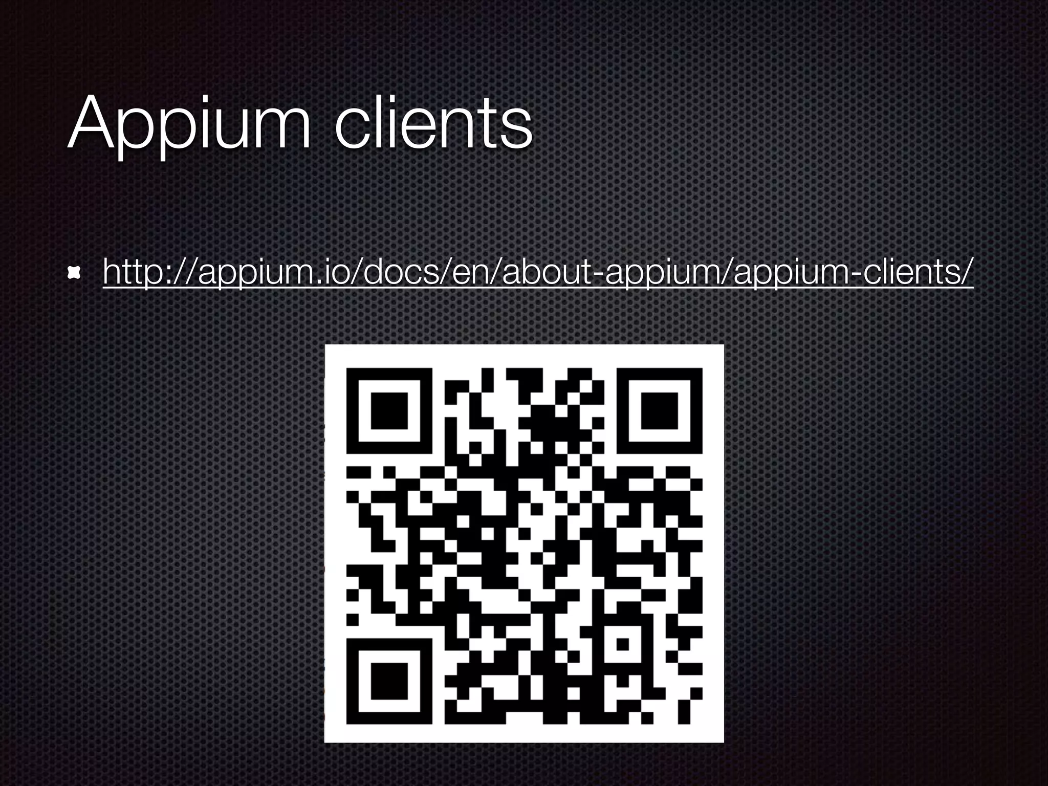 Appium basics | PDF | Operating Systems | Computer Software and Applications