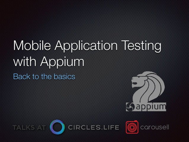 Appium basics | PPT