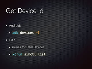 Appium basics | PDF | Operating Systems | Computer Software and Applications