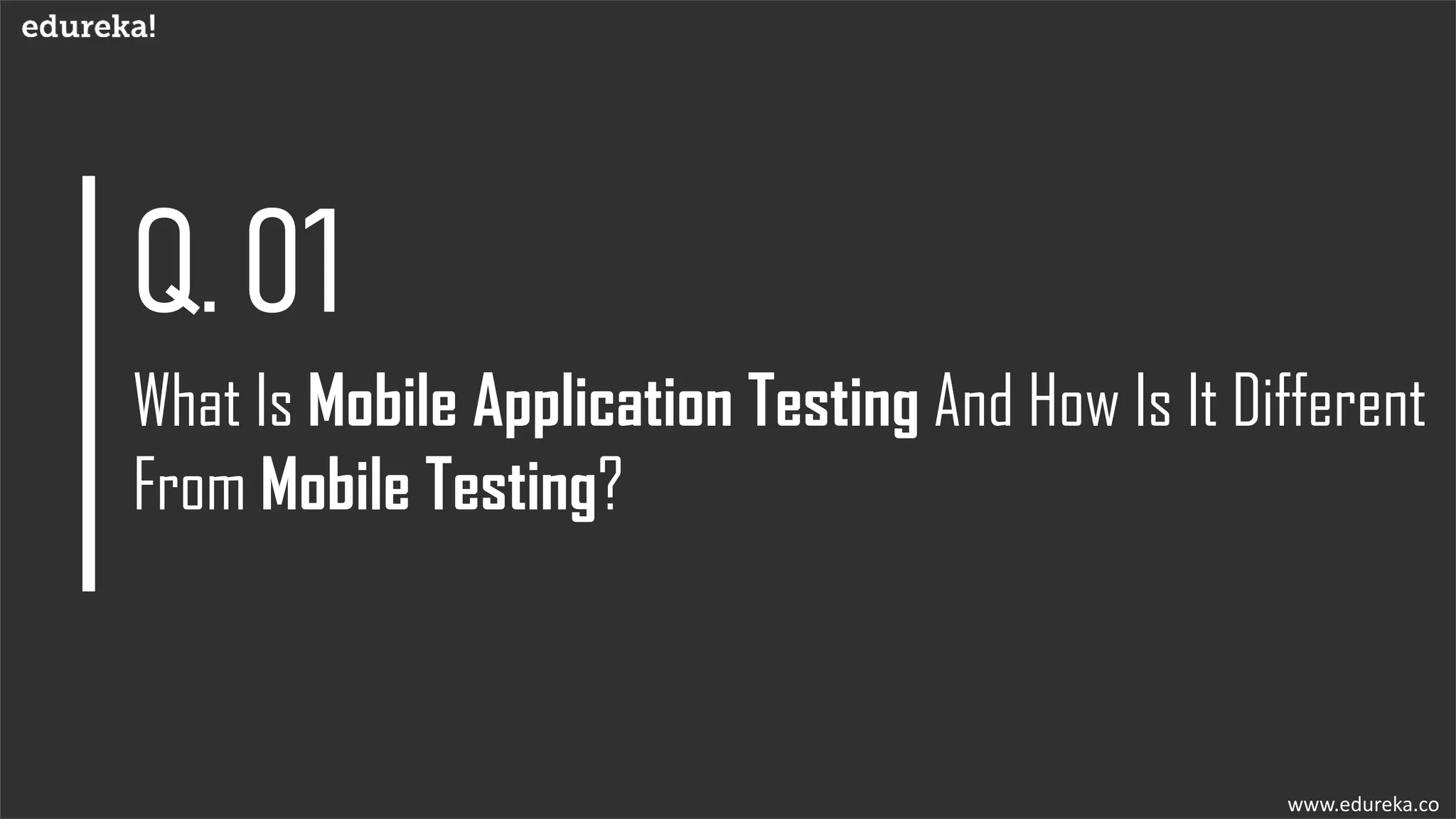 Appium Interview Questions and Answers | Edureka | PDF