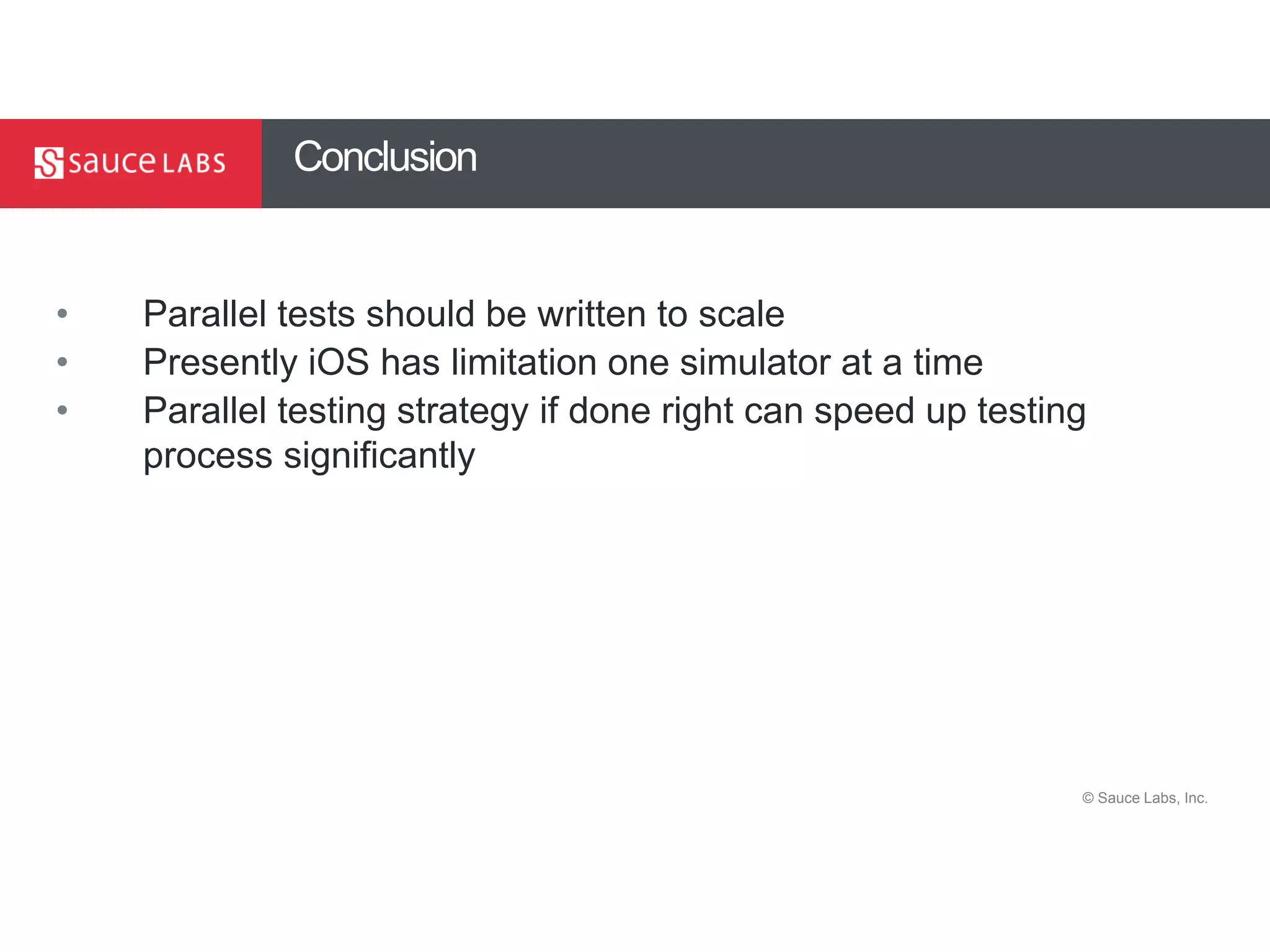 Parallel testing with appium | PPTX