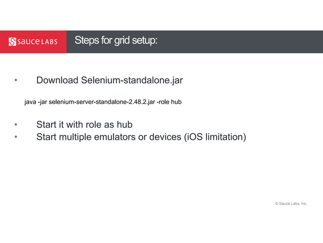 Parallel Testing With Appium Pptx