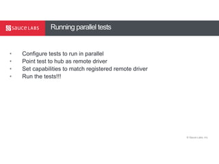 Parallel testing with appium | PPTX