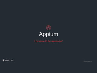 Parallel testing with appium | PPTX