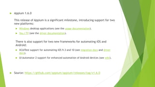 Appium on mac platform | PPT