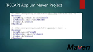 Appium overview session final | PPT