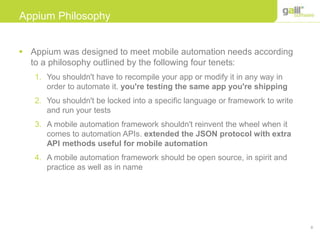 Appium solution artizone | PPT