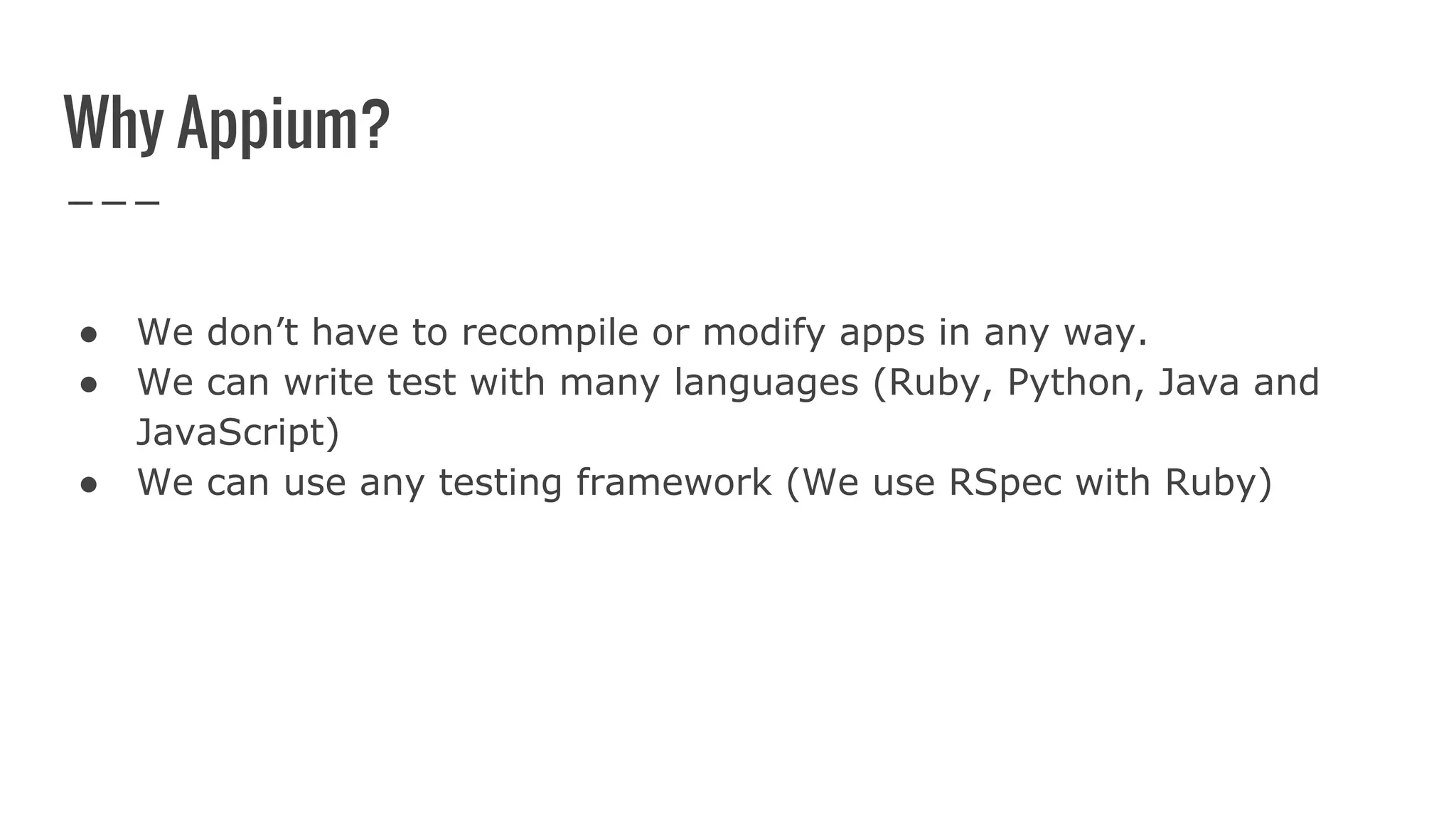 Appium testing | PPT