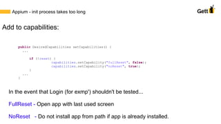 Appium troubleshooting | PPT