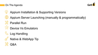 Appium troubleshooting | PPT