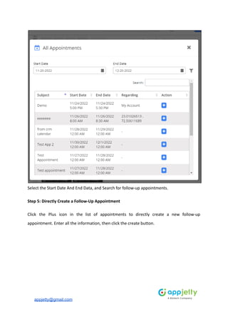 AppJetty_ Microblog_ How to Create a Follow-Up Appointment in Resource Calendar in Dynamics 365 ...