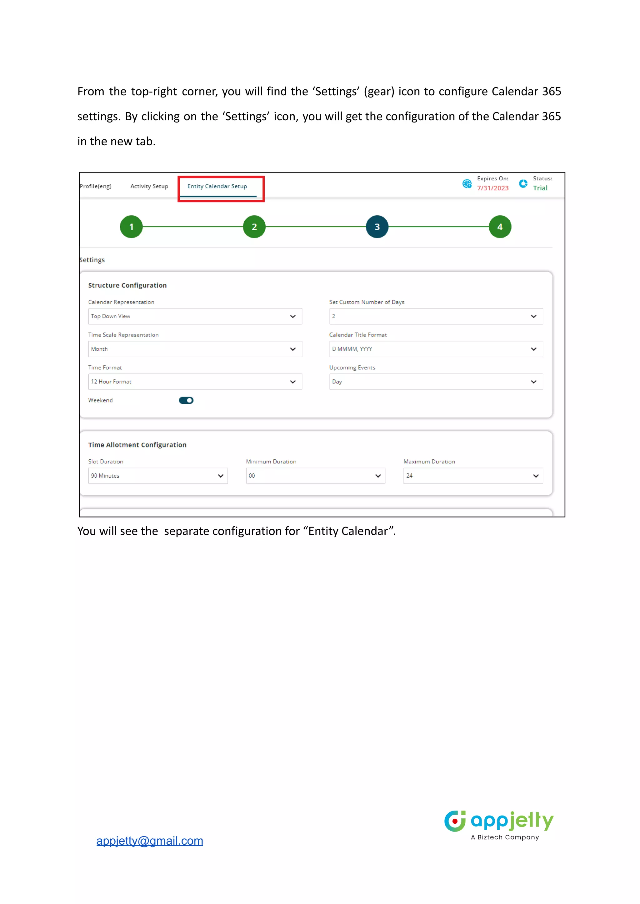 AppJetty_ Microblog_ How to Filter Activity Based on Custom Field in Entity Calendar of Calendar ...