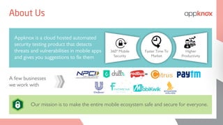 Appknox Enterprise Offerings | PDF