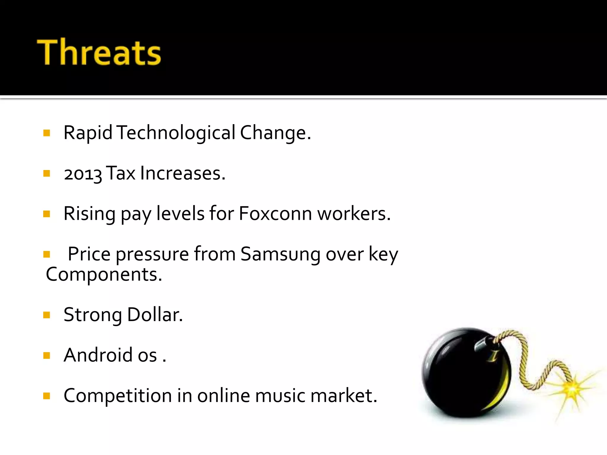 Swot Analysis of Apple | PPTX