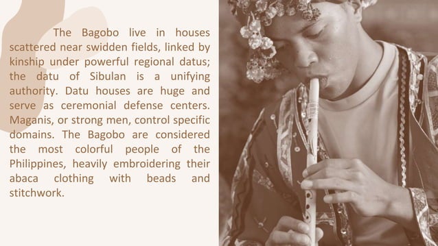 APPLAI ethnolinguistic group AND BAGOBO ethnolinguistic group in the ...