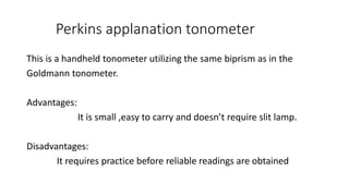 applanation tonometer ophthal.pptx | Eye and Vision Conditions ...