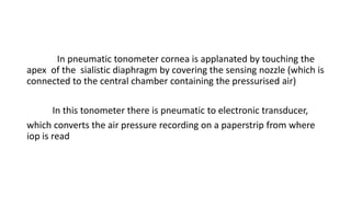 applanation tonometer ophthal.pptx | Eye and Vision Conditions ...