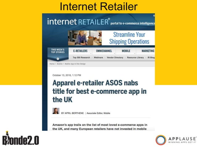 Applause case study | PPT