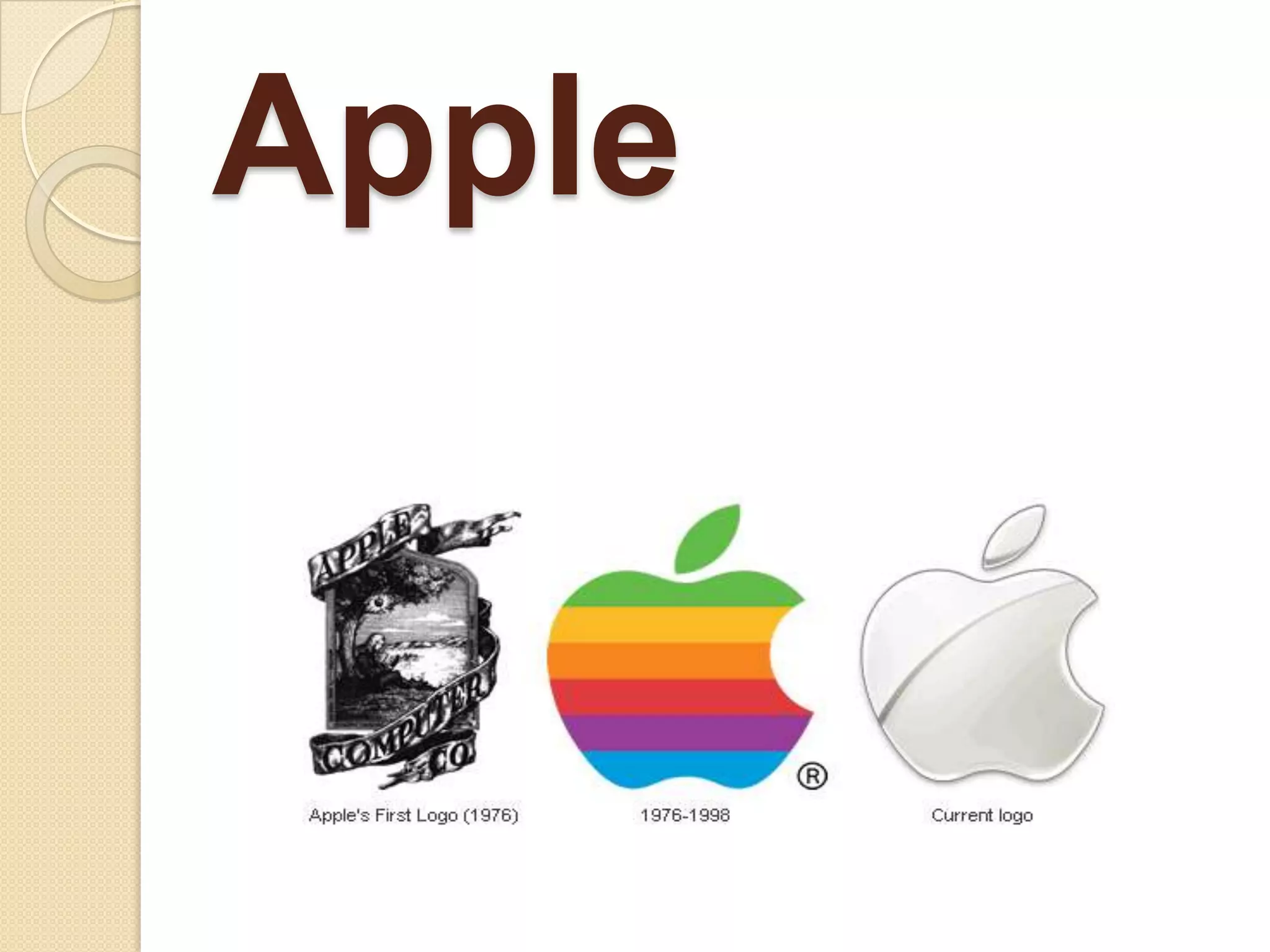 Apple | PPTX | Operating Systems | Computer Software and Applications