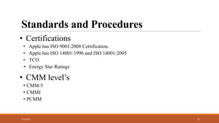 Apple quality policy | PPTX