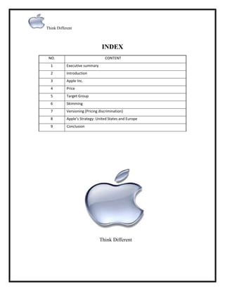 Apple's Pricing Strategy | DOCX