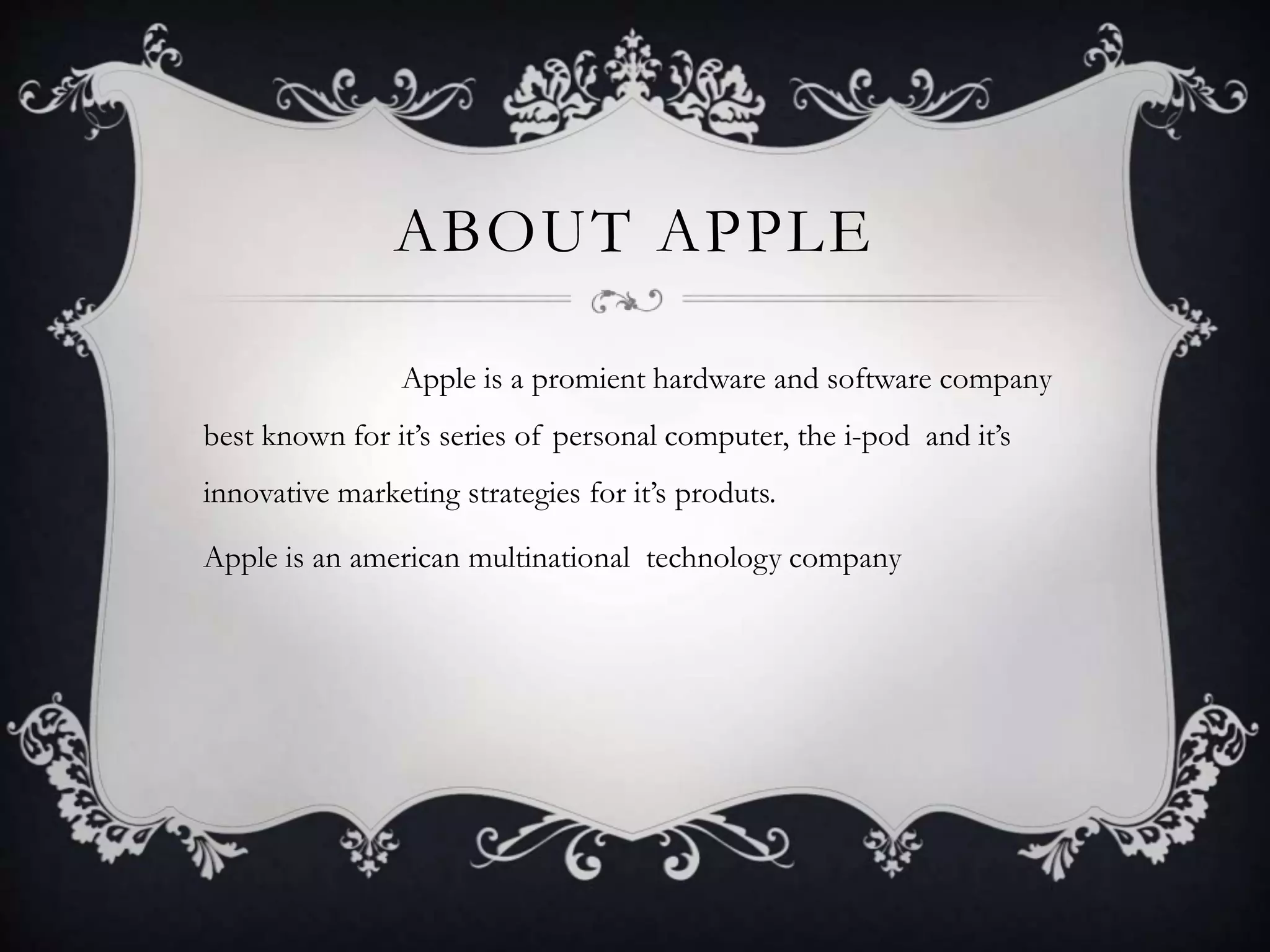 Apple | PPT
