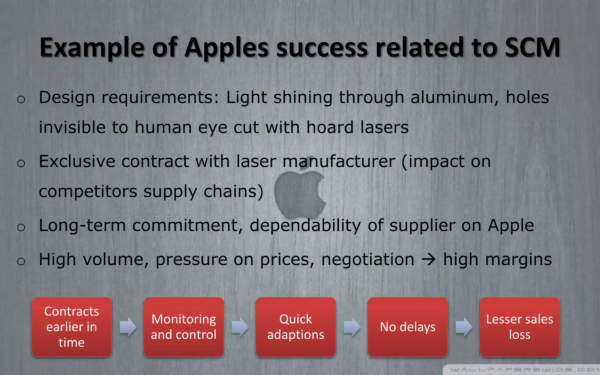 Apple supply chain management | PPTX