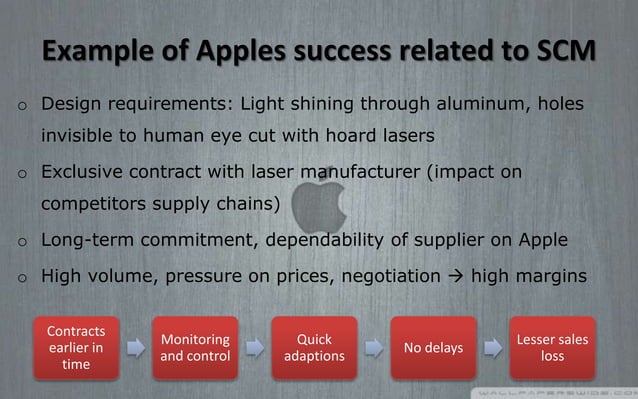 Apple supply chain management | PPTX | Logistics | Business