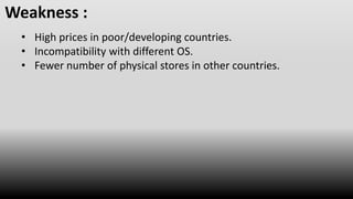SWOT analysis of Apple | PPTX