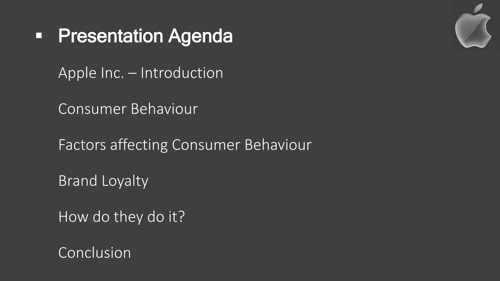 Apple consumer behaviour | PPTX