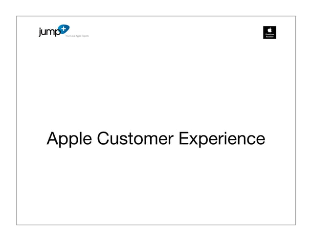 Customer experience - Apple style | PDF