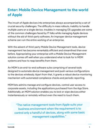 Apple Device Management | PDF