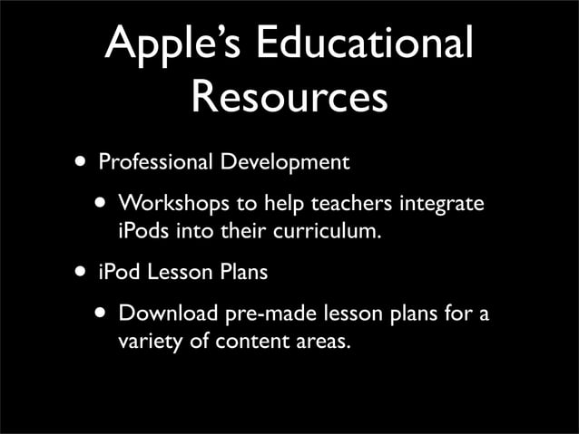 Apple In Education | PPT