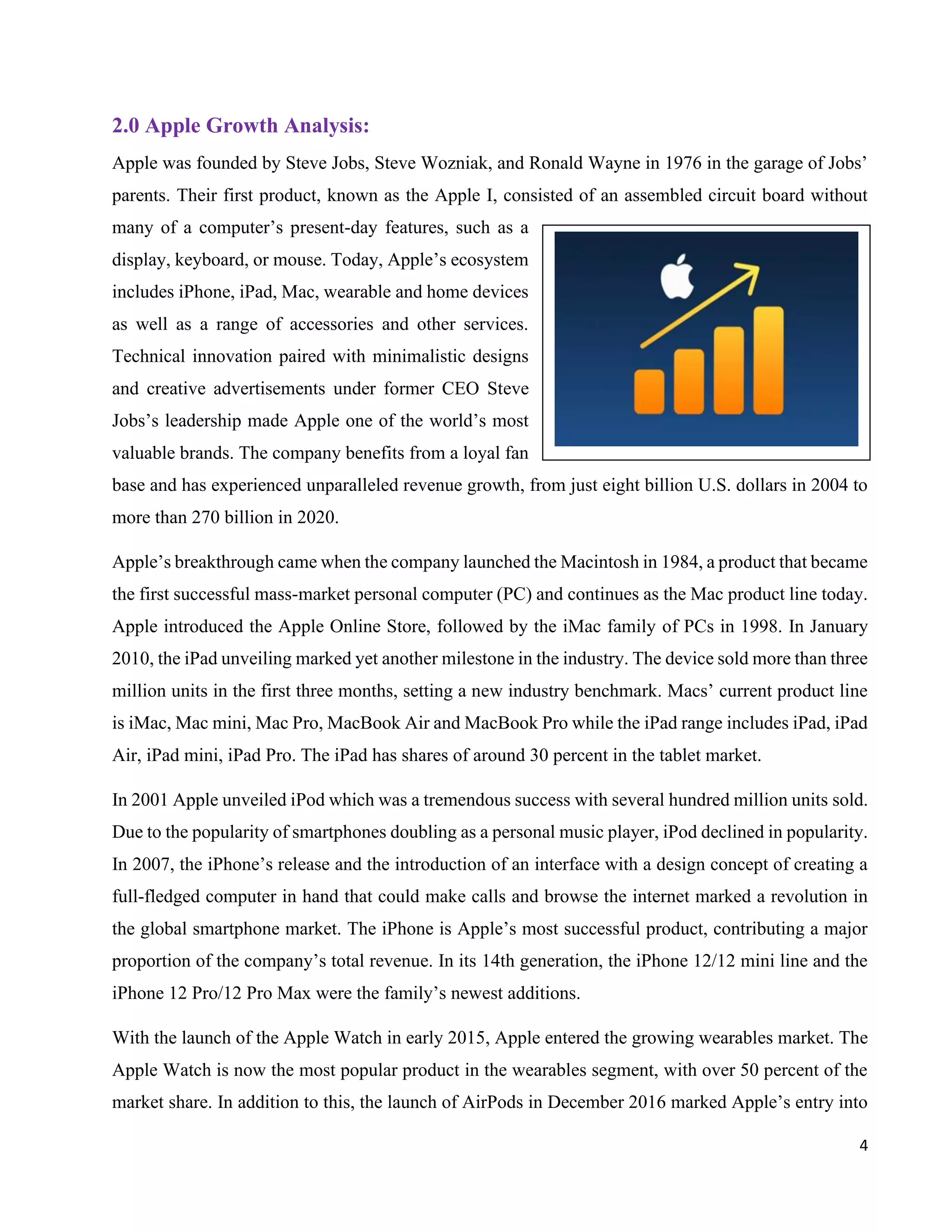 Overview of Apple Incorporation | PDF